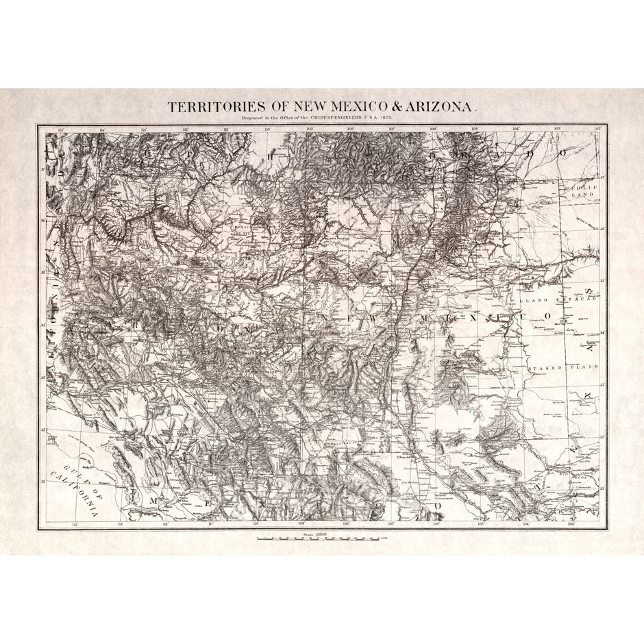 Old State Maps - New Mexico – Maps of the Past