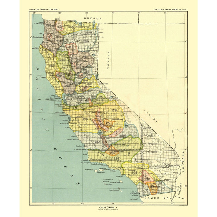 Old State Maps - California – Maps of the Past