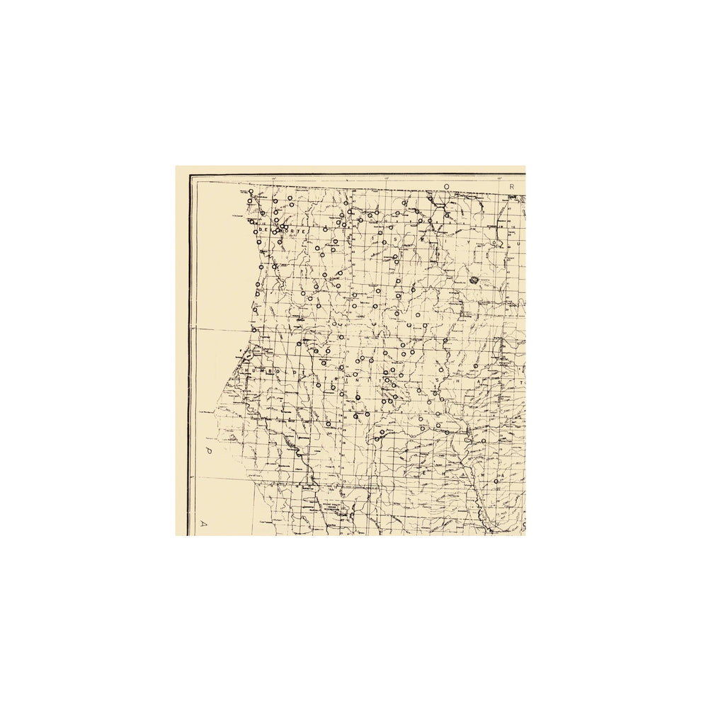 Historic Mine Map - Northern California Placer Mining Areas - Bradley ...