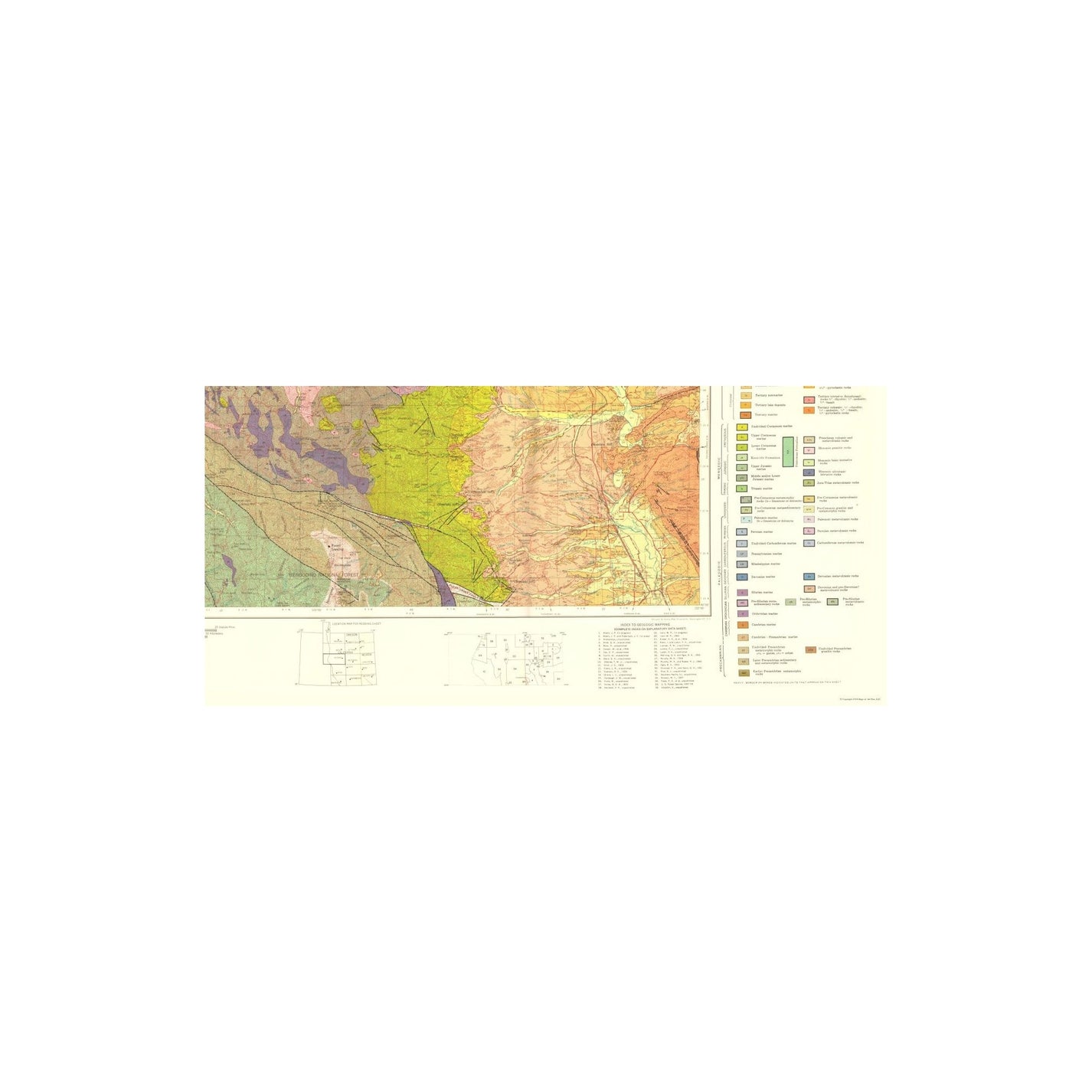 Historic Mine Map - Redding California Mines Sheet - Strand 1957 - 49 ...