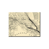 Historic County Map - San Luis Obispo County California - Harris 1874 ...