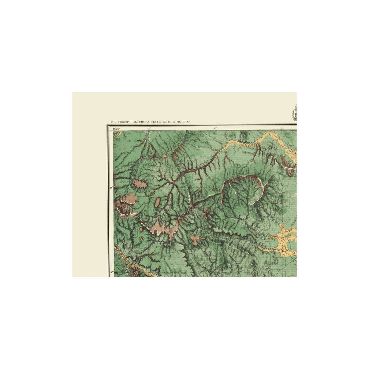 Topographical Map - Colorado Southwest Land Classification Sheet - US ...