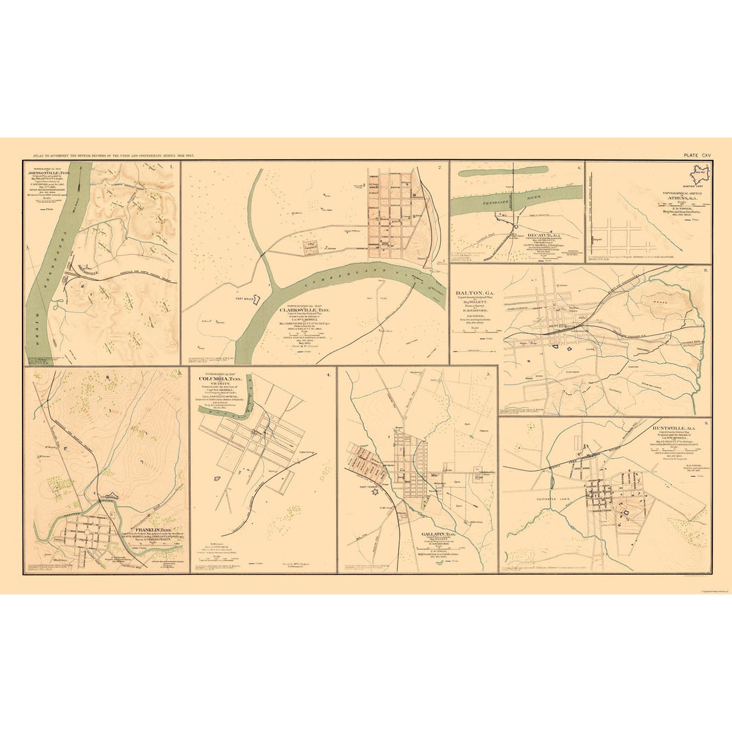 Civil War Maps - Alabama – Maps of the Past