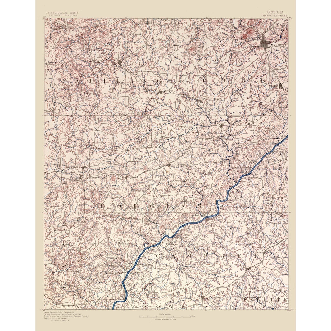 Historic Topographic Maps - Georgia – Maps of the Past