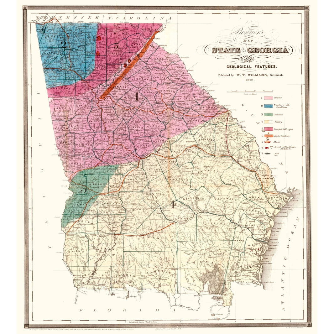 Old State Maps - Georgia – Maps of the Past