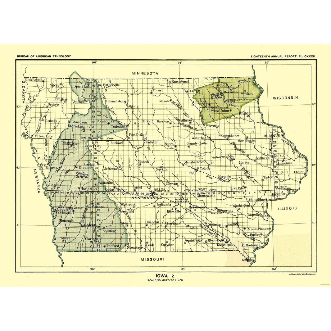 Old State Maps - Iowa – Maps of the Past