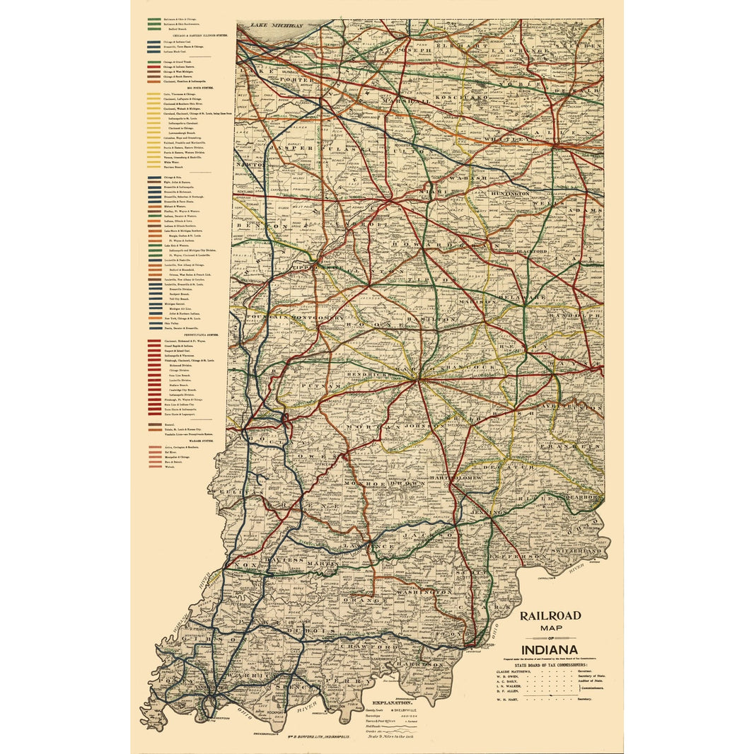 Old Railroad Maps – Maps of the Past