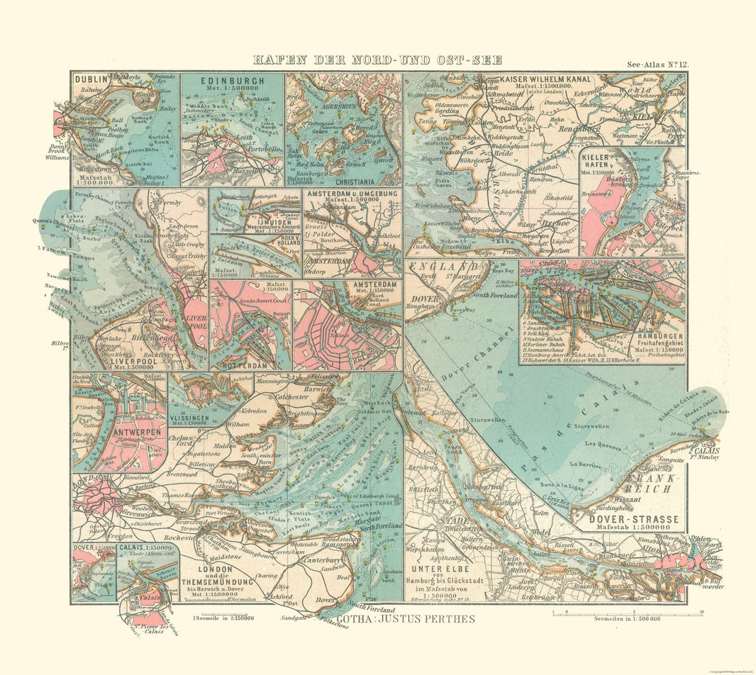 Old Transportation Maps - Europe – Maps of the Past