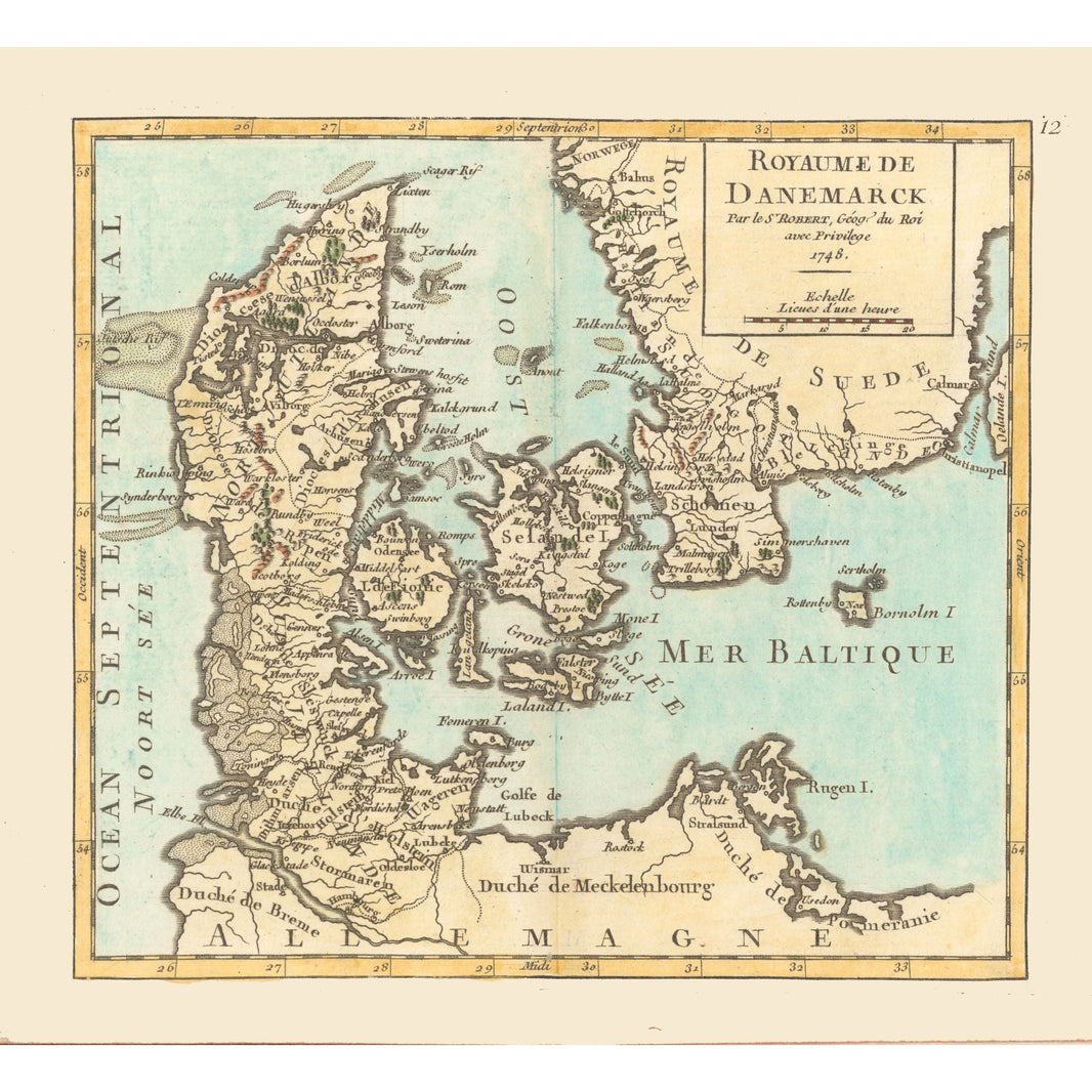 Historical International Maps - Denmark – Maps of the Past