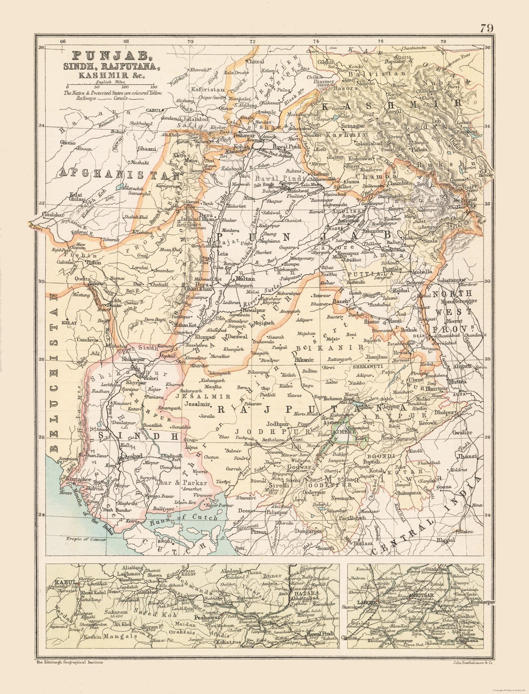 Historical International Maps - Punjab – Maps of the Past