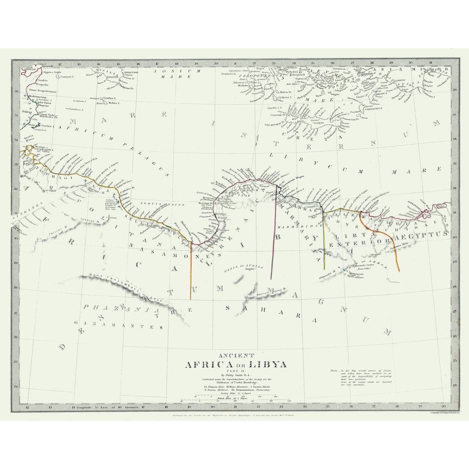 Historical International Maps - Libya – Maps of the Past