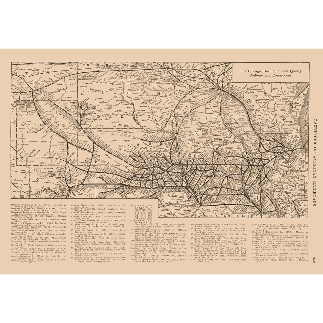 Old Railroad Maps - Missouri – Maps of the Past