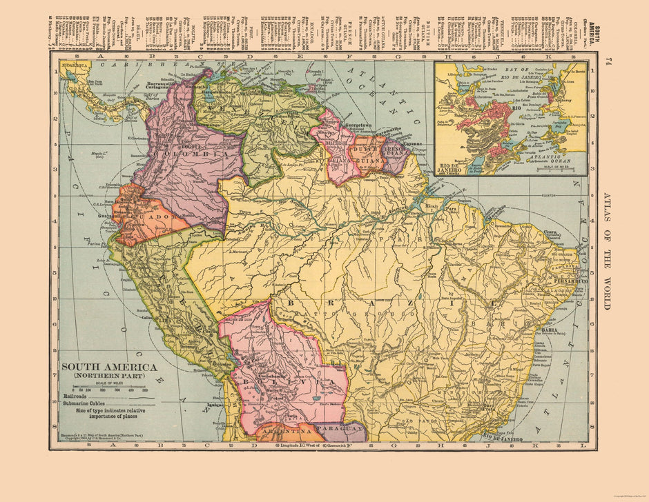 Historical International Maps - Guyana – Maps of the Past