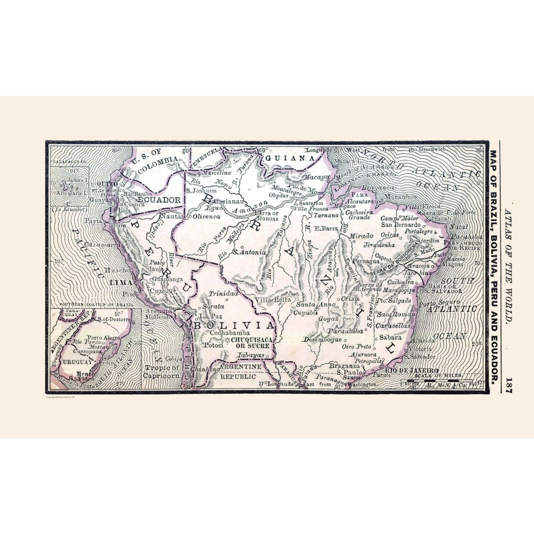 Historical International Maps - Peru – Maps of the Past