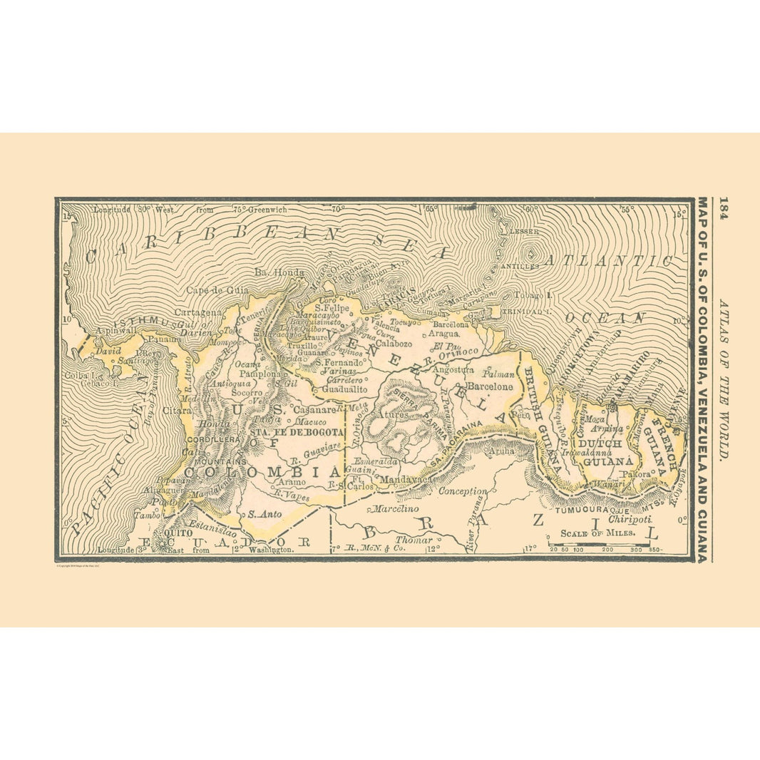 Historical International Maps - Venezuela – Maps of the Past