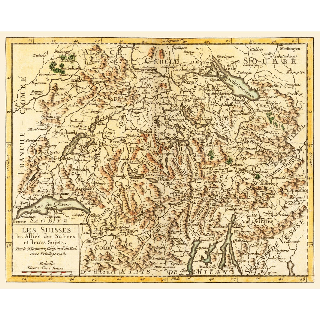Historical International Maps - Switzerland – Maps of the Past