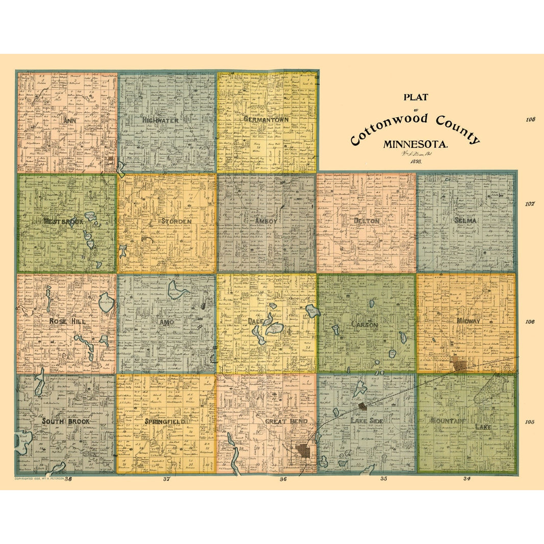 Historical County Maps - Minnesota – Maps of the Past