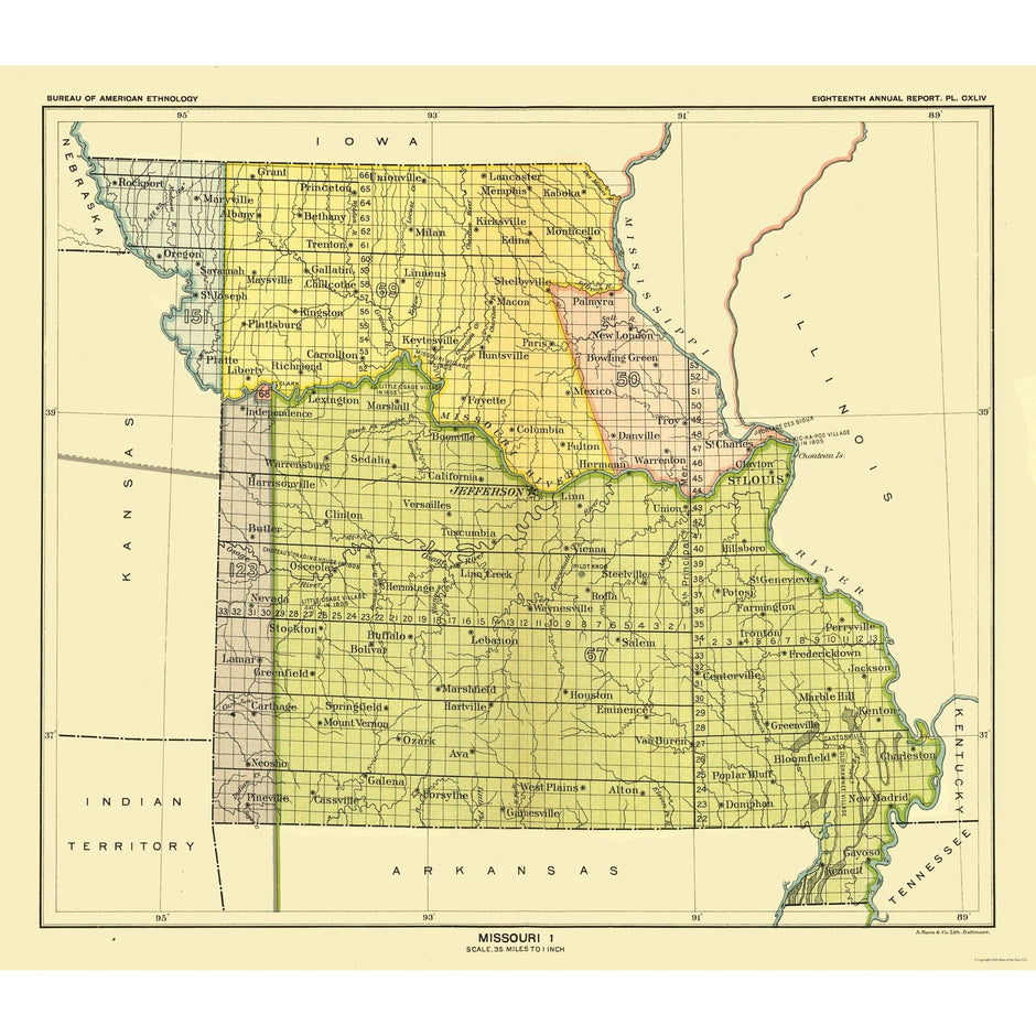 Old State Maps - Missouri – Maps of the Past