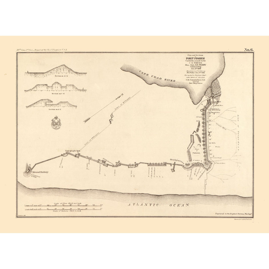 Civil War Maps - North Carolina – Maps of the Past