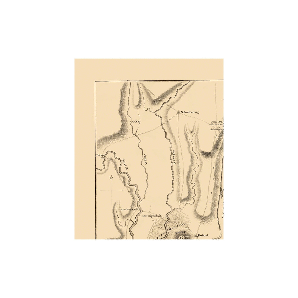 Historic Revolutionary War Map - Long Island Battle - Faden 1776 - 23 ...