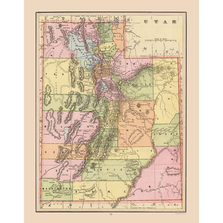 Old State Maps - Utah – Maps of the Past