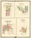 Historic City Map - Tomah Mauston Fox Lake Juneau Wisconsin - Snyder 1 ...