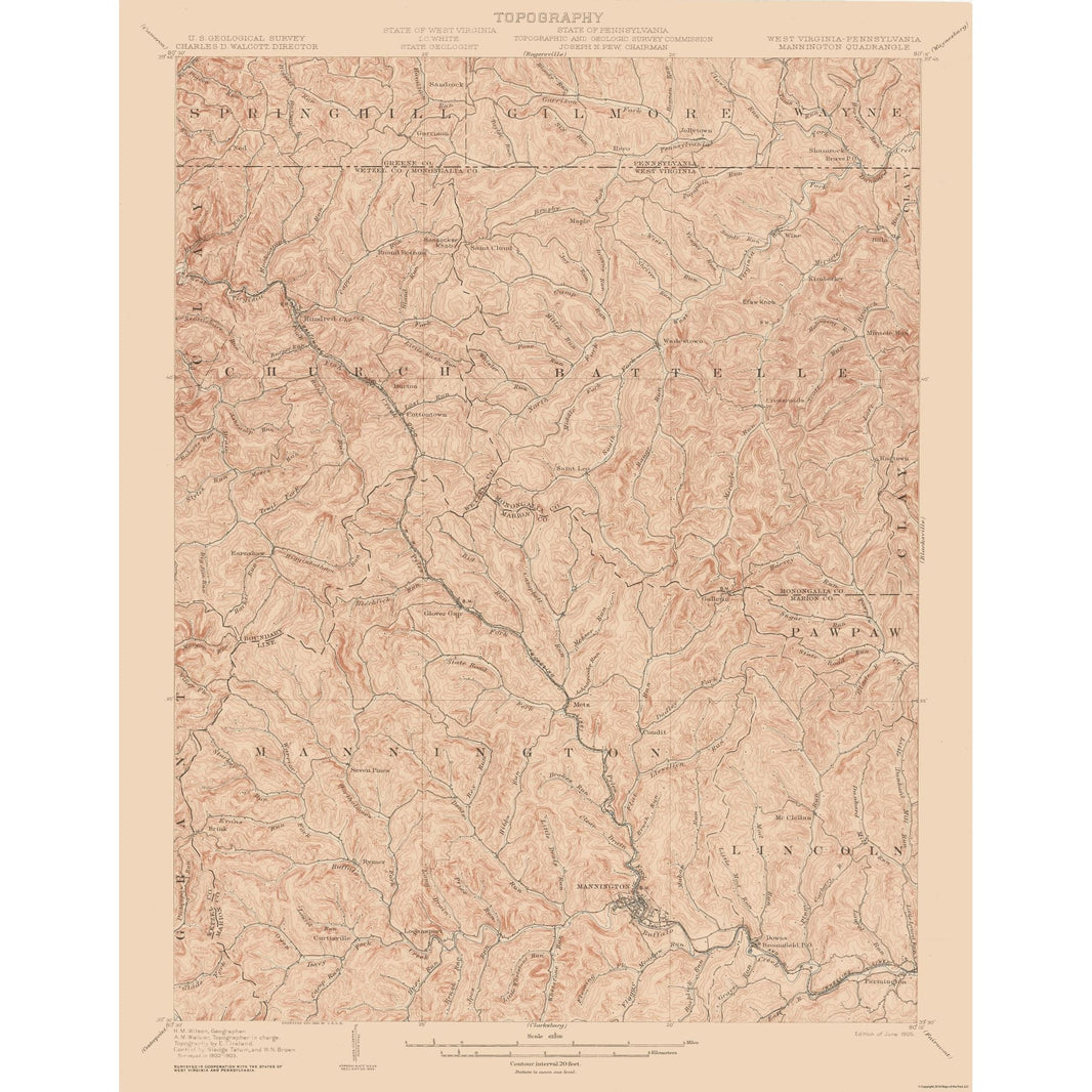 Historic Topographic Maps - West Virginia – Maps of the Past